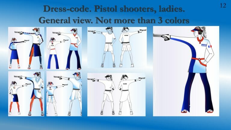 Proposals for ISSF Pistol Dress Code Concept