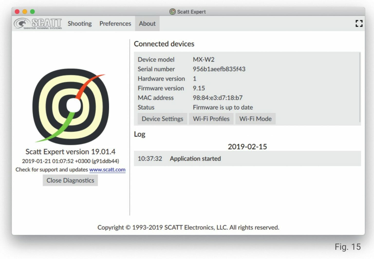 Shooting Trainer SCATT MX-W2 User Guide Online Manual