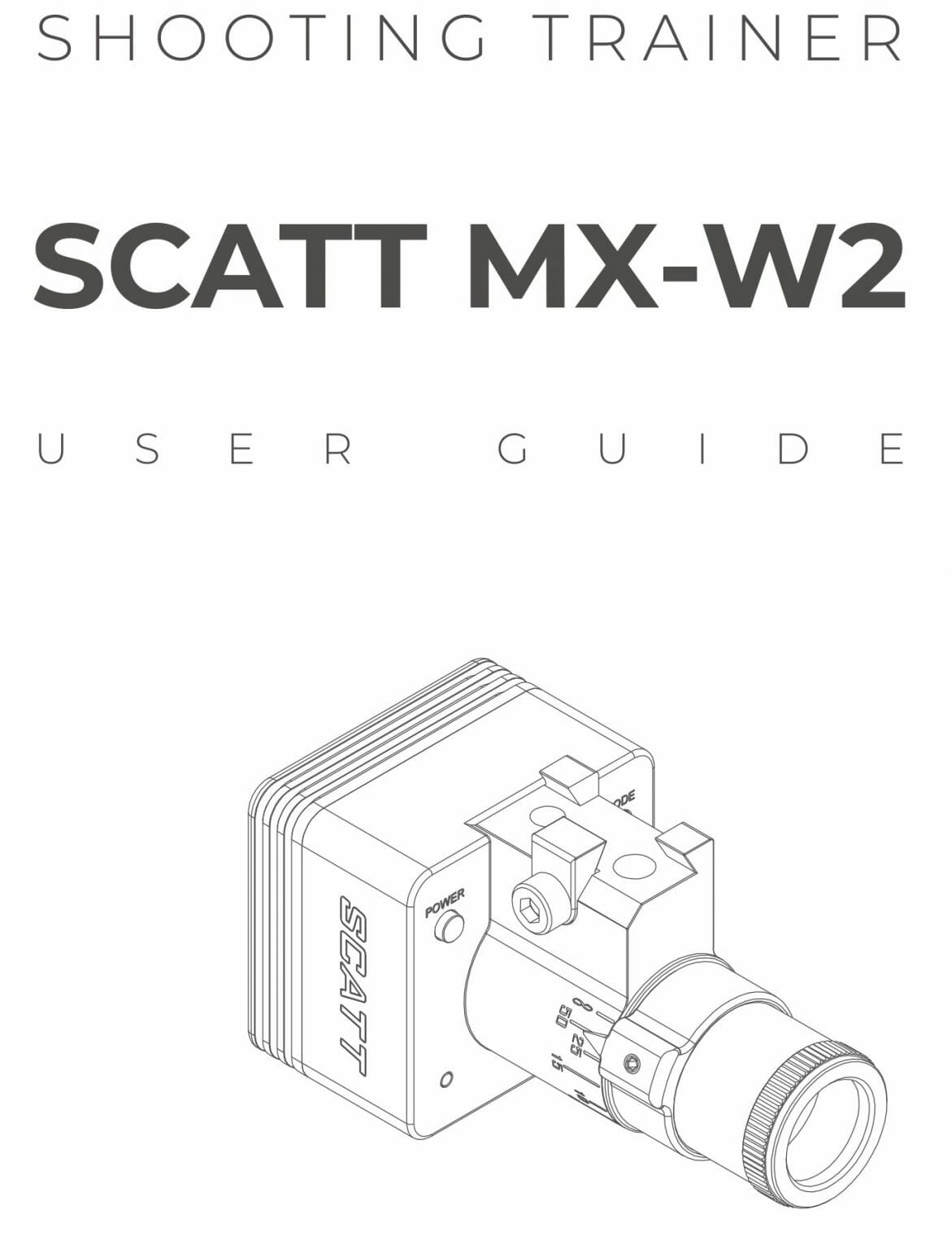 Shooting Trainer SCATT MX-W2 User Guide Online Manual