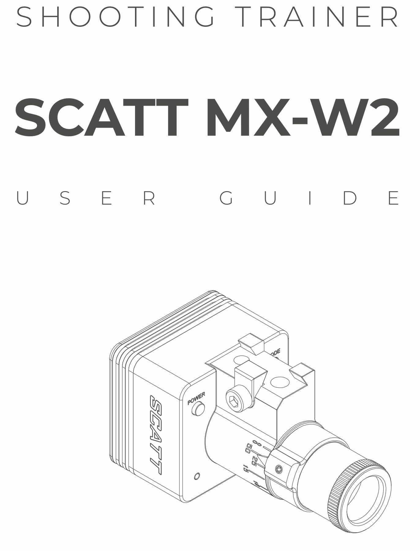 Shooting Trainer SCATT MX-W2 User Guide Online Manual